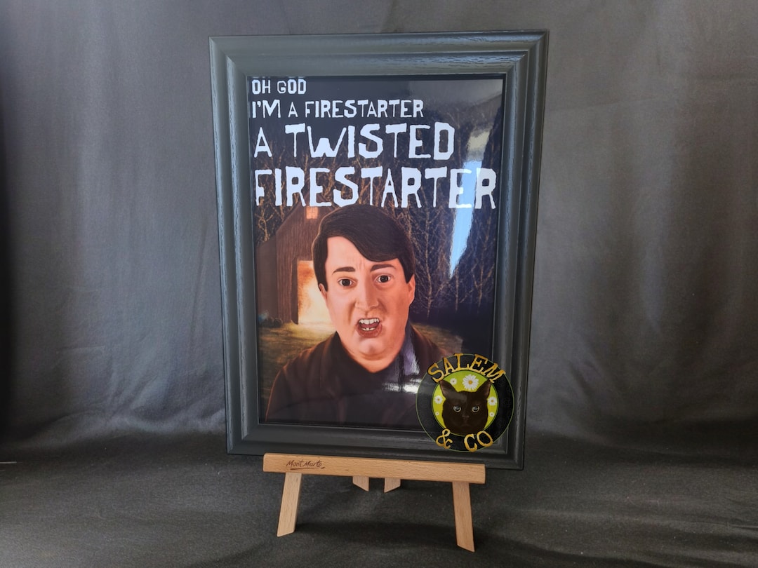 Mark Corrigan Firestarter Peep Show David Mitchell Meme Painting Print ...