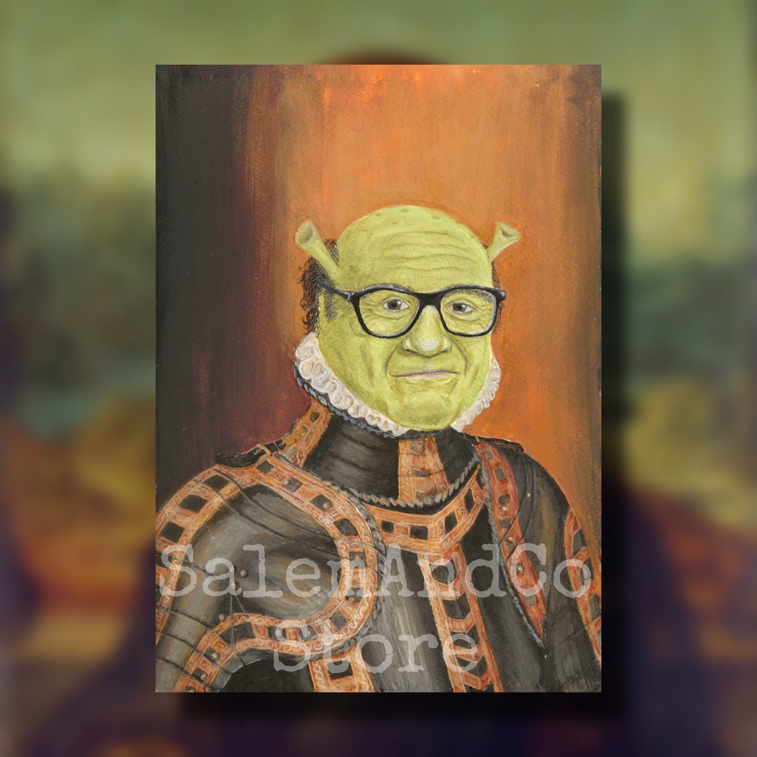 Danny 'sir Shrekito' Devito X Shrek Renaissance - Etsy