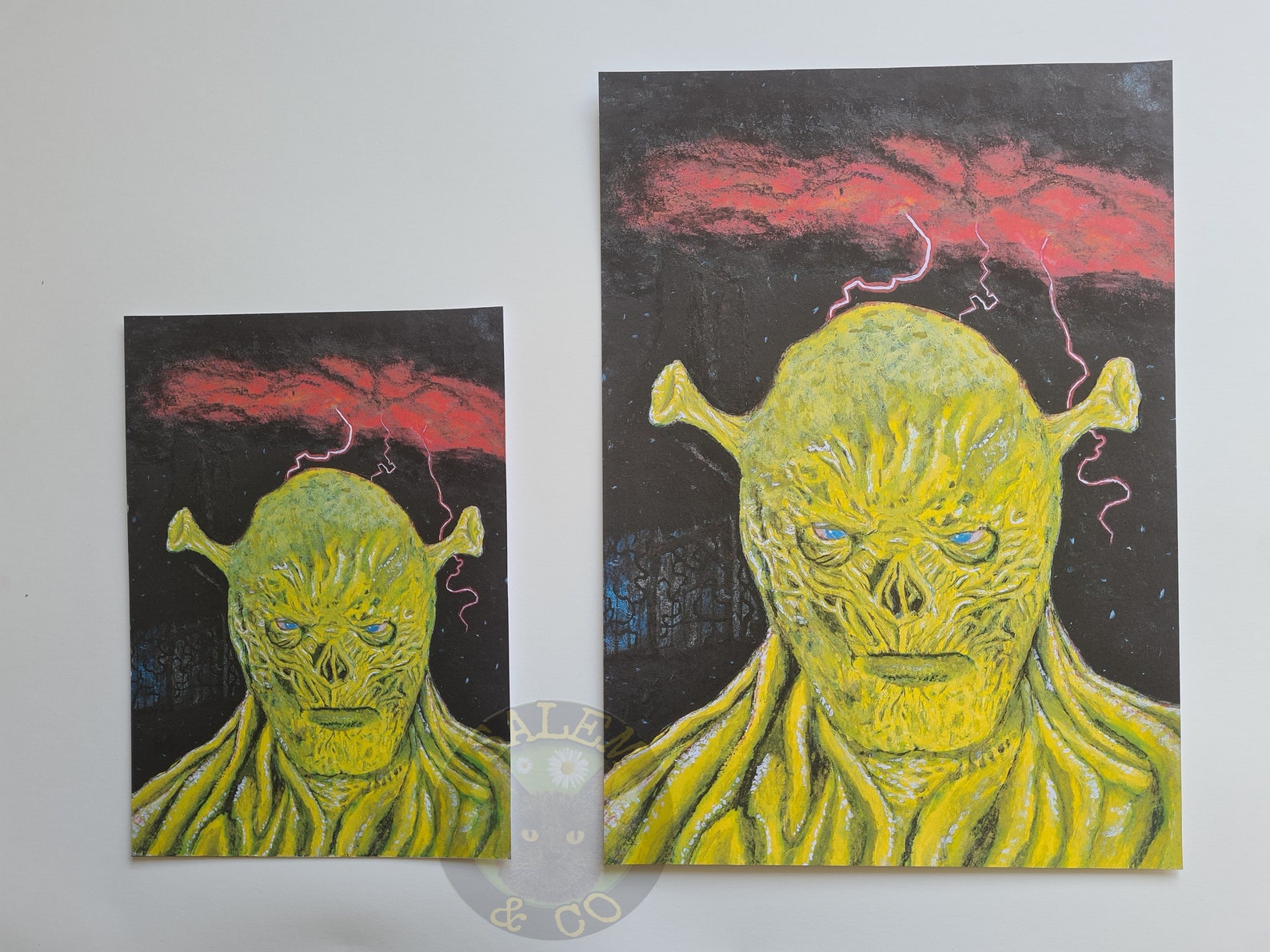 Shrekna Stranger Things X Shrek Vecna Meme Print Painting - Etsy UK