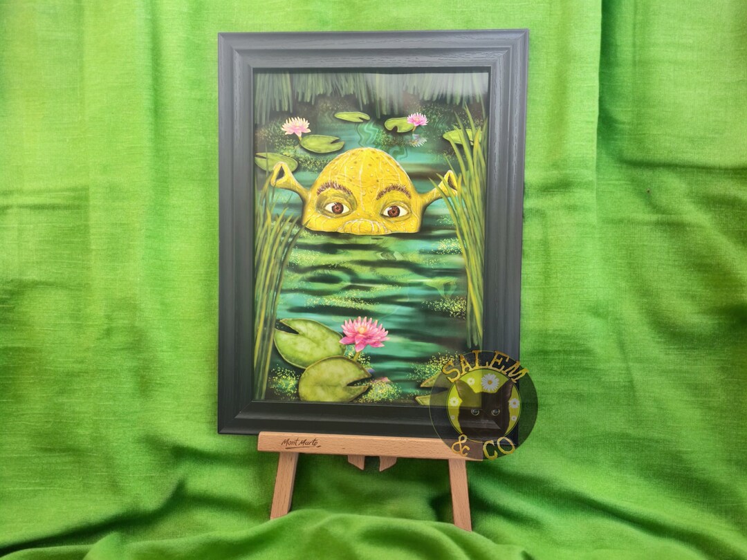 Shrek Swamp Ogre Art Print Wall Decor Poster A3 A4 A5 - Etsy