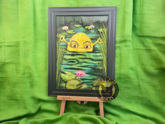 Shrek Swamp Zoom Background
