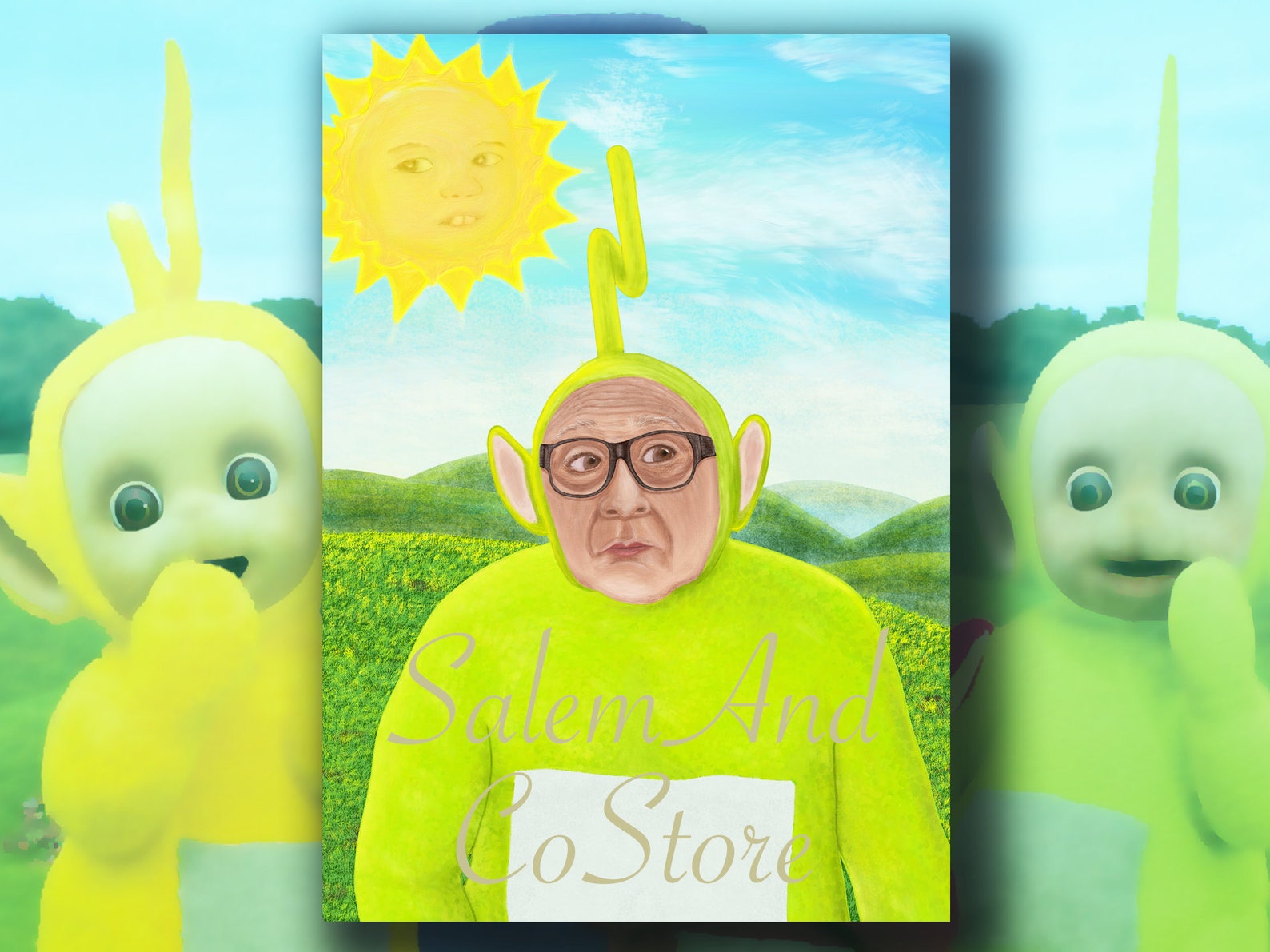 Danny Devito as a Retro 90s Tele Childhood Kids Character Meme Print ...