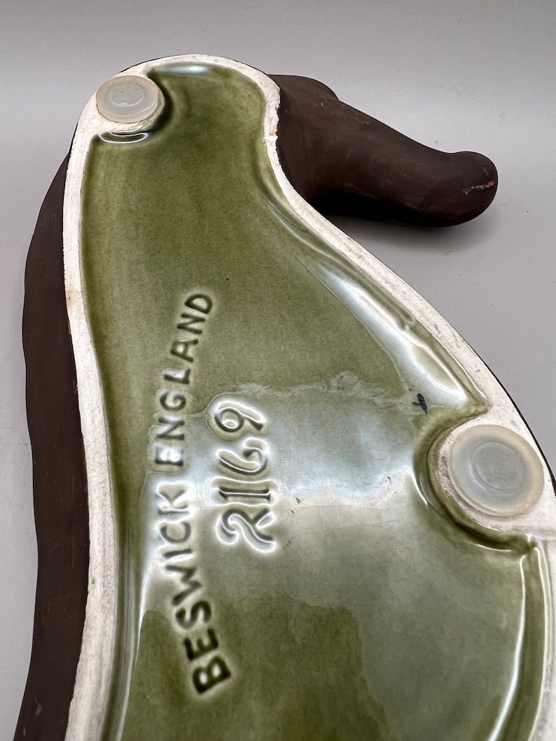 Rare Vintage Beswick Studio Pottery Seahorse Dish 2169 by - Etsy