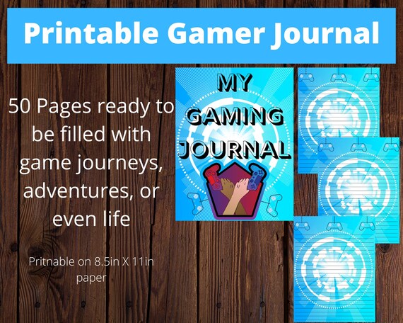 Gamer Journal Diary Gaming Tracker Twitch Streaming Notebook - Etsy