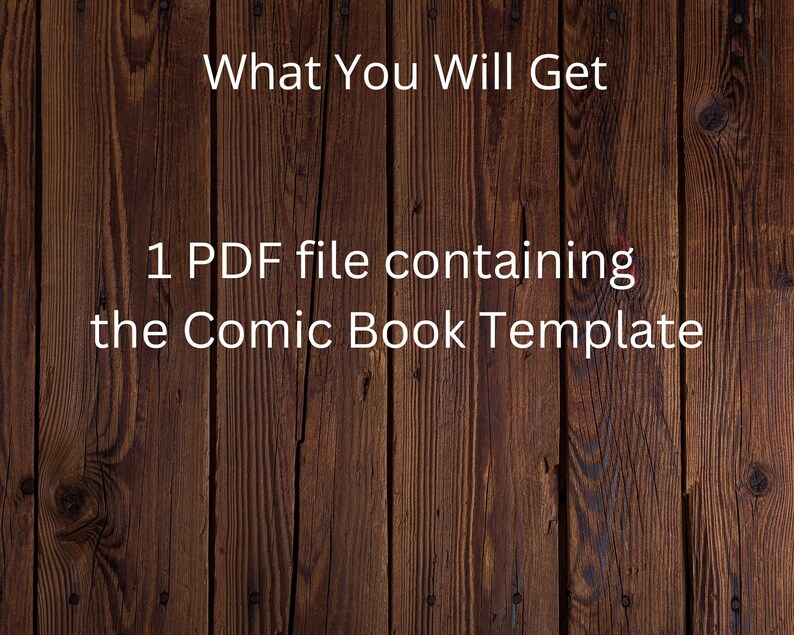 Printable Comic Book Template Comic Pages Comic Panels 8.5in - Etsy
