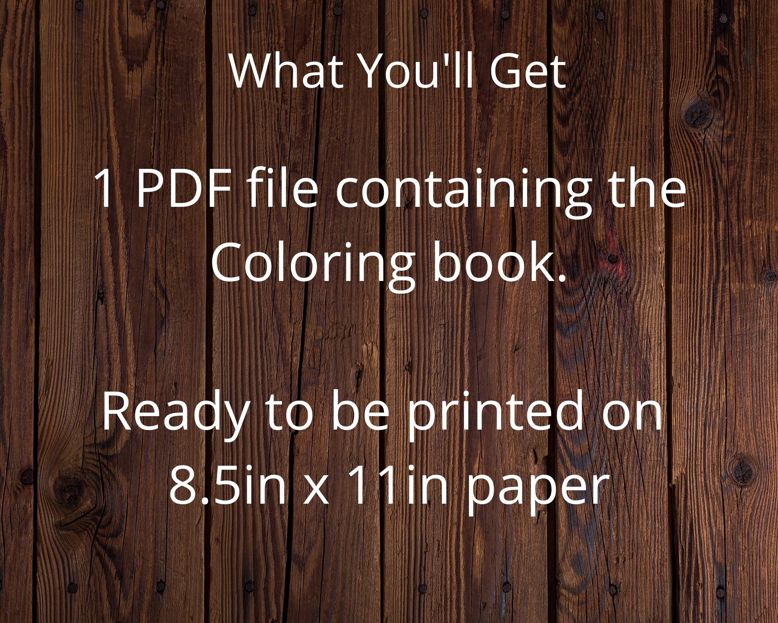 Printable Kids Christmas, Winter Coloring Book Digital PDF Download 8 ...