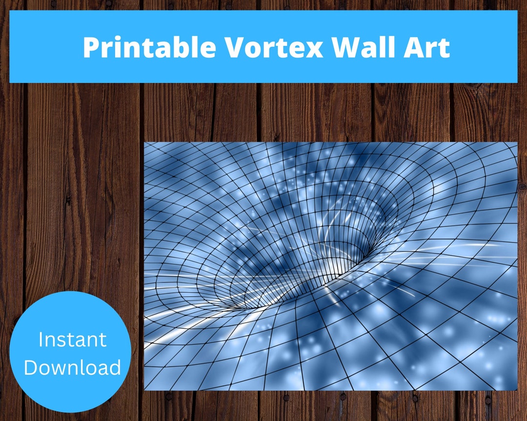 Printable Vortex Wall Art 36in X 24in - Etsy