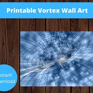 Printable Vortex Wall Art 36in X 24in - Etsy