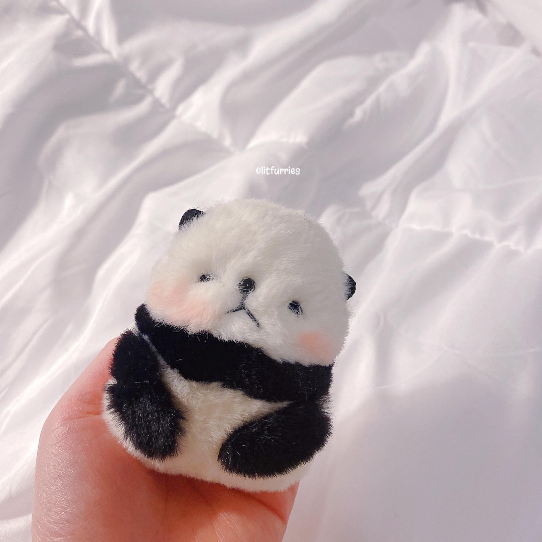 PANDA Pocket Pom Pom Pet, Pocket Worry Pets, Sensory Pets, Travel Pal ...