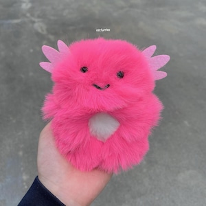 Emo Axolotl Stuffed Animal - Etsy
