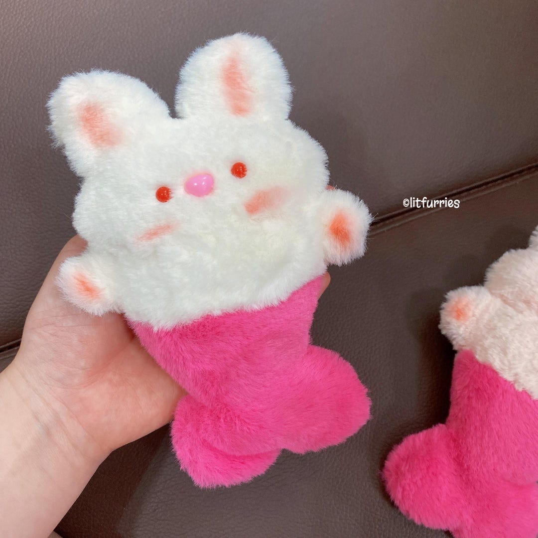 AQUABUNNY Pocket Pom Pom Pet, Pocket Worry Pets, Sensory Pets, Travel ...