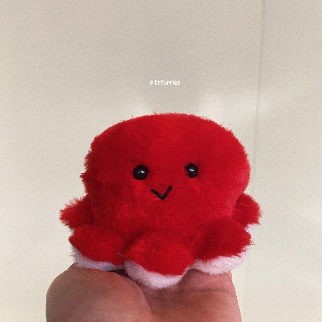 OTIS THE OCTOPUS Pocket Pom Pom, Pocket Worry Plush, Sensory Travel Pal ...