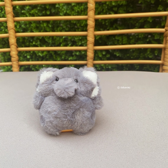 FLAPPITY ELEPHANT Keychain Plush Keychain Handmade Keychain Animal Keychain Elephant Keychain Bag Charm Purse Accessories Etsy UK