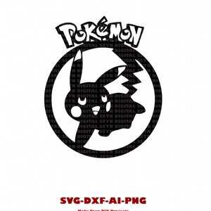 Pokemon Svg, Pikachu Svg, Pikachu Vector, Pikachu Layered, Cricut Files ...