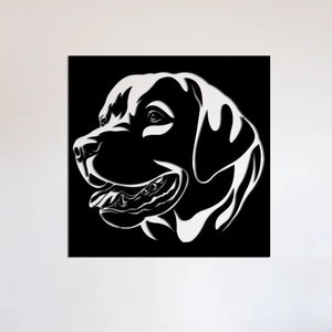 Labrador Dog Head SVG, DXF, Ai, Png,digital Download File, Dog SVG ...