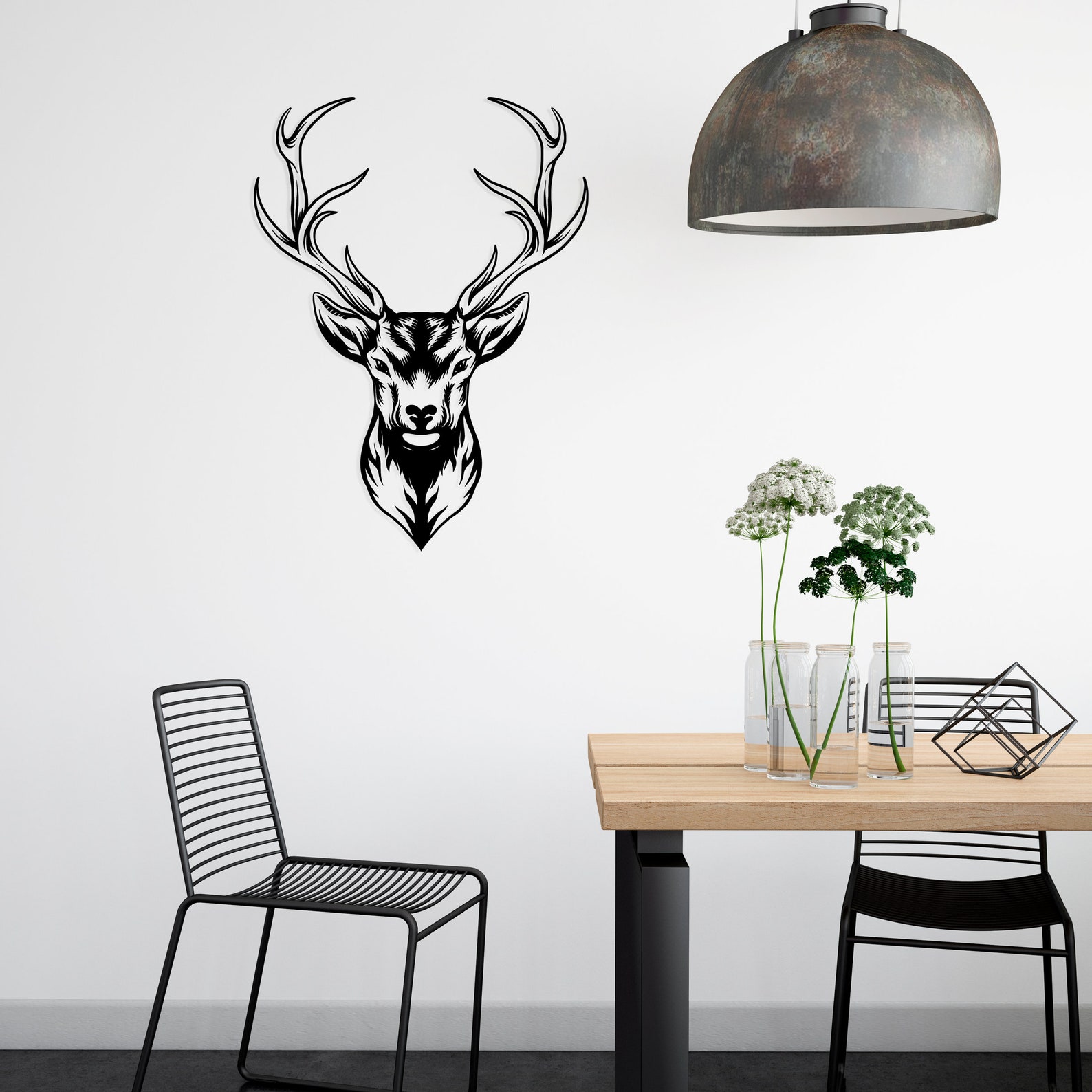 Deer Head Dxf,dxf Files for Plasma, Dxf Files for Plasma, Deer Clipart ...