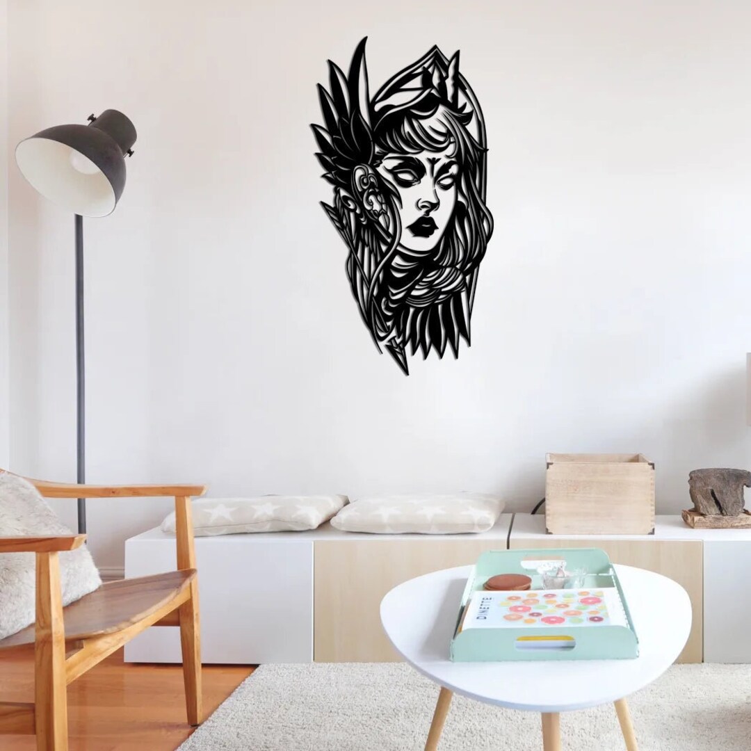 Valkyrie Svg | Lady Warrior Svg | Valkyrie Clipart | Warrior Stencil ...