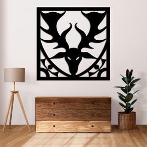 Devil Pattern Wall Art Design - DXF File for CNC Plasma Cutting ...