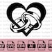 Wedding Rings Svgwedding Heart Svgwedding Couple Svginstant - Etsy
