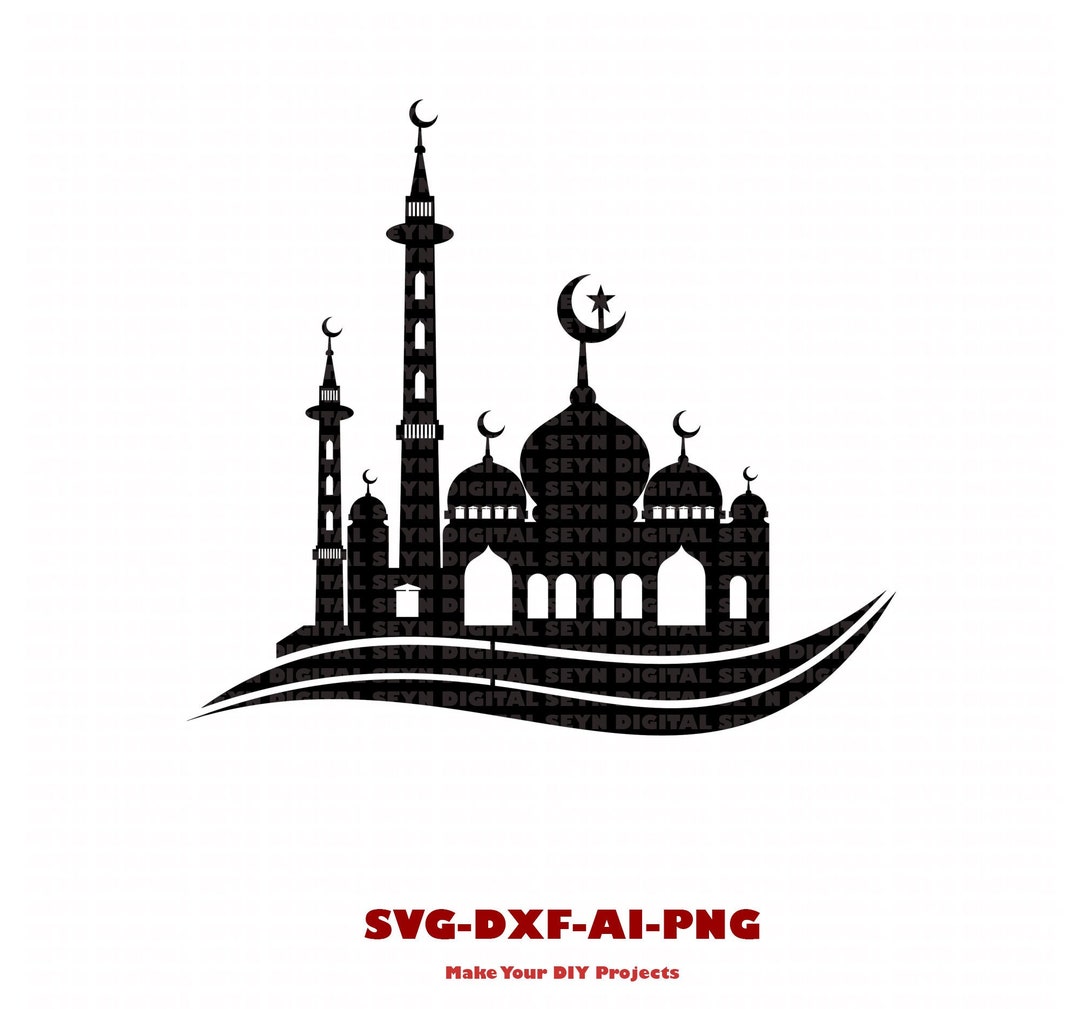 Islamic Wall Decoration Dxf Svg Ramadan Mubarak Svg Laser Cut - Etsy