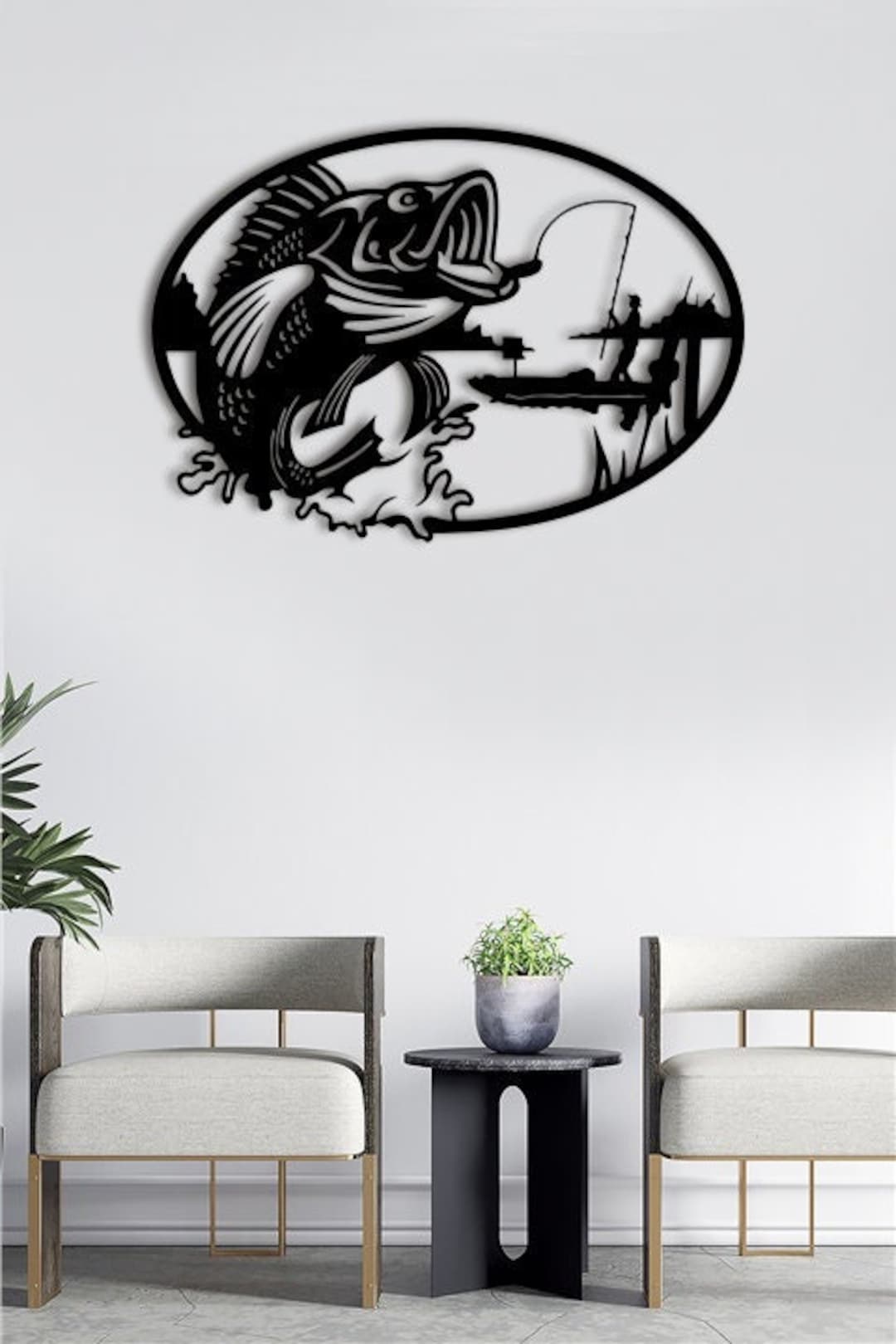 Gone Fishing Dxf, Fish PDF Drawing, Fishing Digital Download, Scaled ...