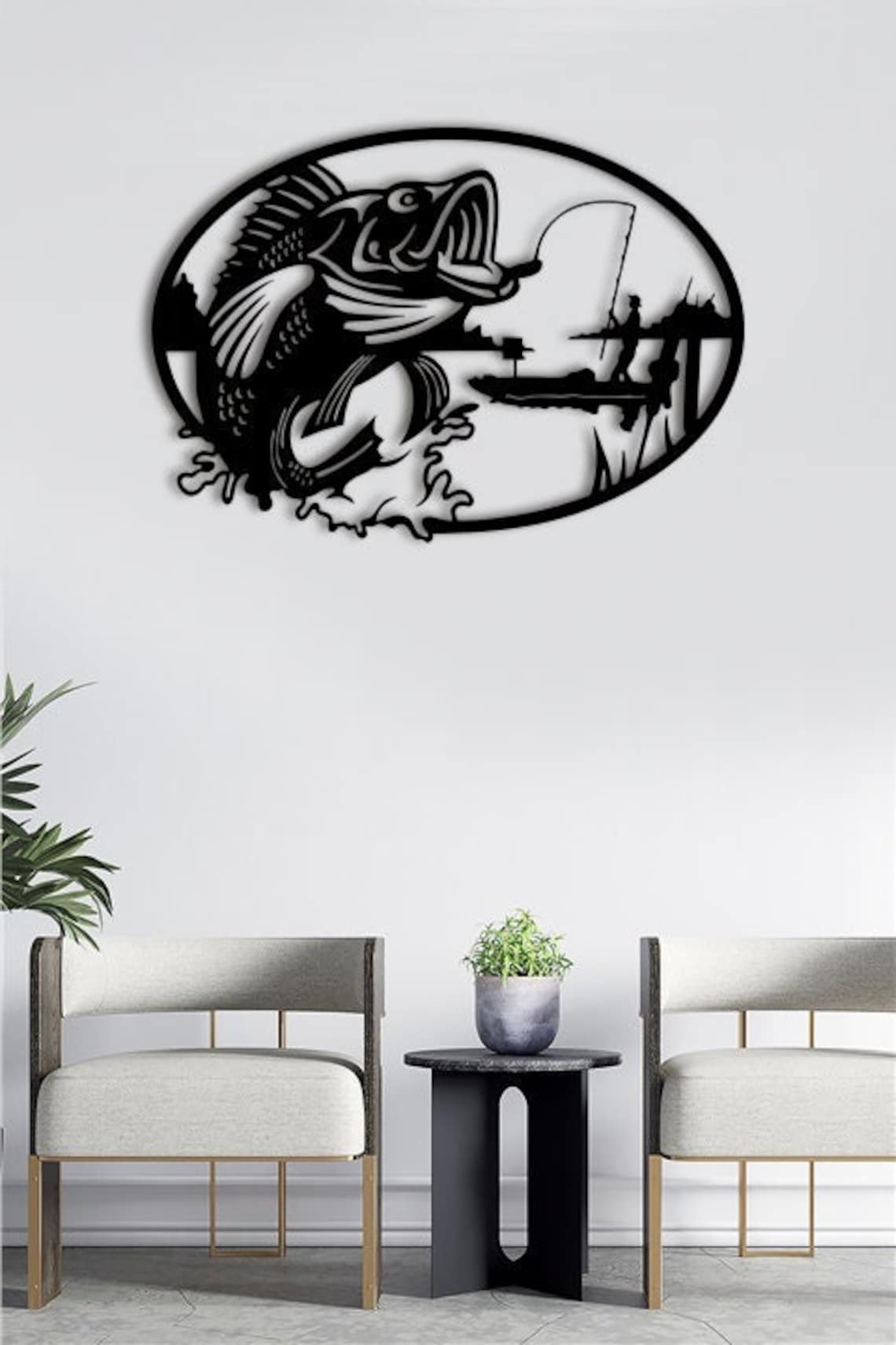 Gone Fishing Dxf, Fish PDF Drawing, Fishing Digital Download, Scaled ...