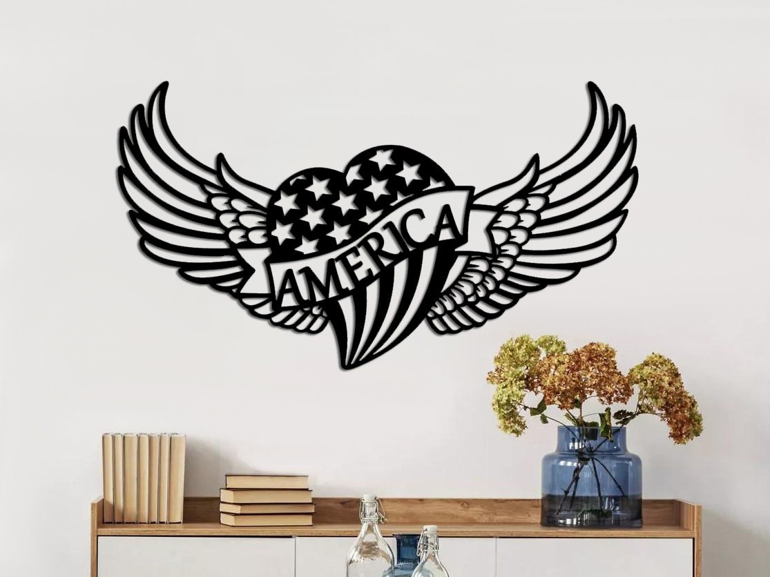 American Flag Heart SVG Instant Download / Vinyl & Craft Cutting File ...