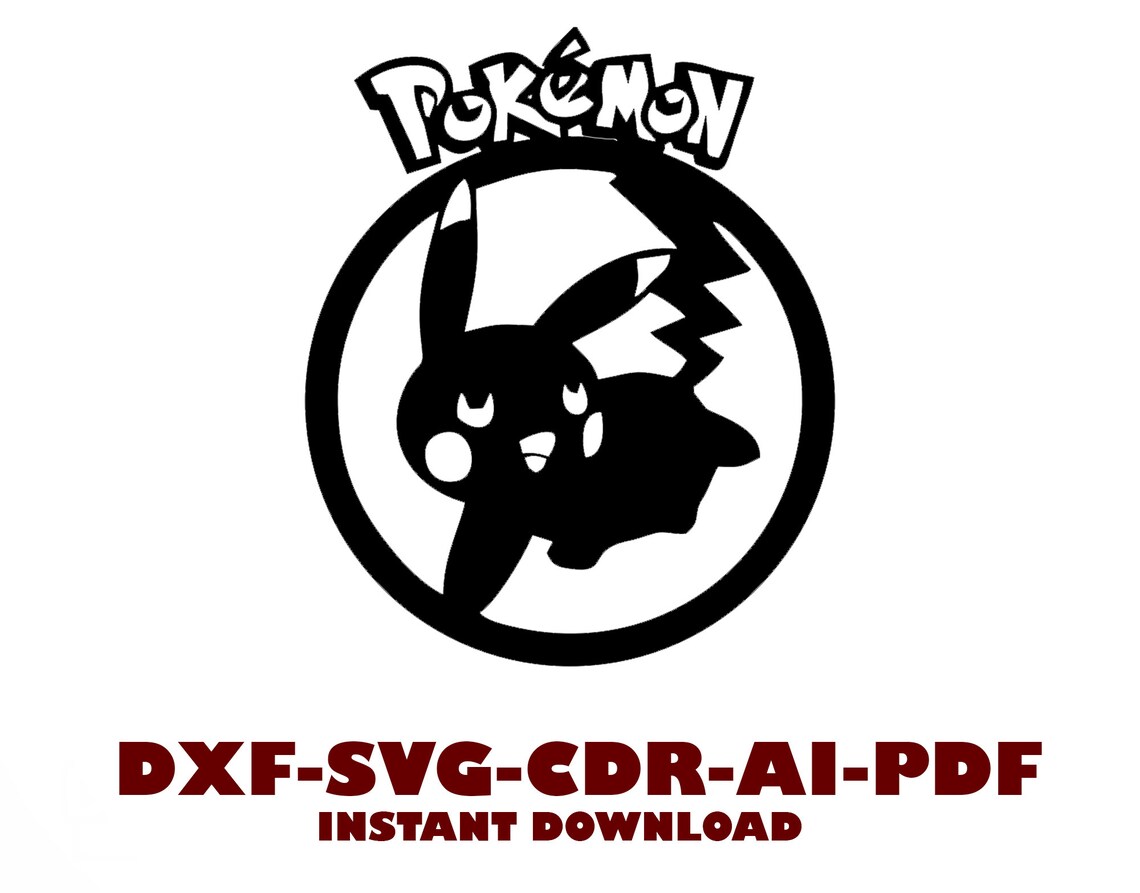 Pokemon Svg Pikachu Svg Pikachu Vector Pikachu Layered - Etsy