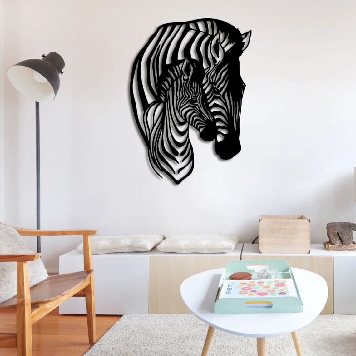 Zebra and Baby Dxf Zebra Svg Pdf Digital Download Laser Cut Cnc Cutting ...