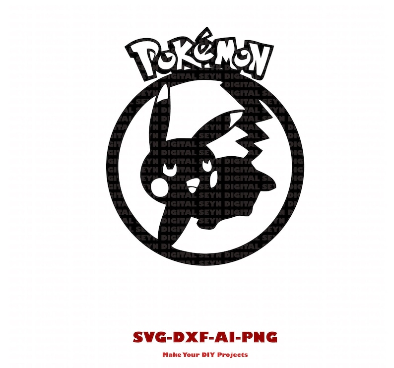 Pokemon Svg Pikachu Svg Pikachu Vector Pikachu Layered - Etsy
