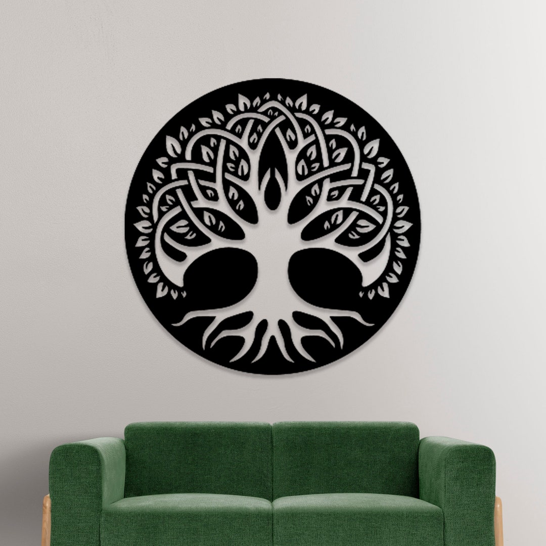 The Tree of Life Symbol Svg, Instant, Dark Silhouette, Instant Download ...