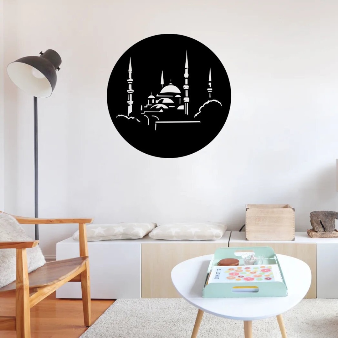 Islamic Wall Decoration Dxf Svg Laser Cut Dxf Pdf Engravings Silhouette ...