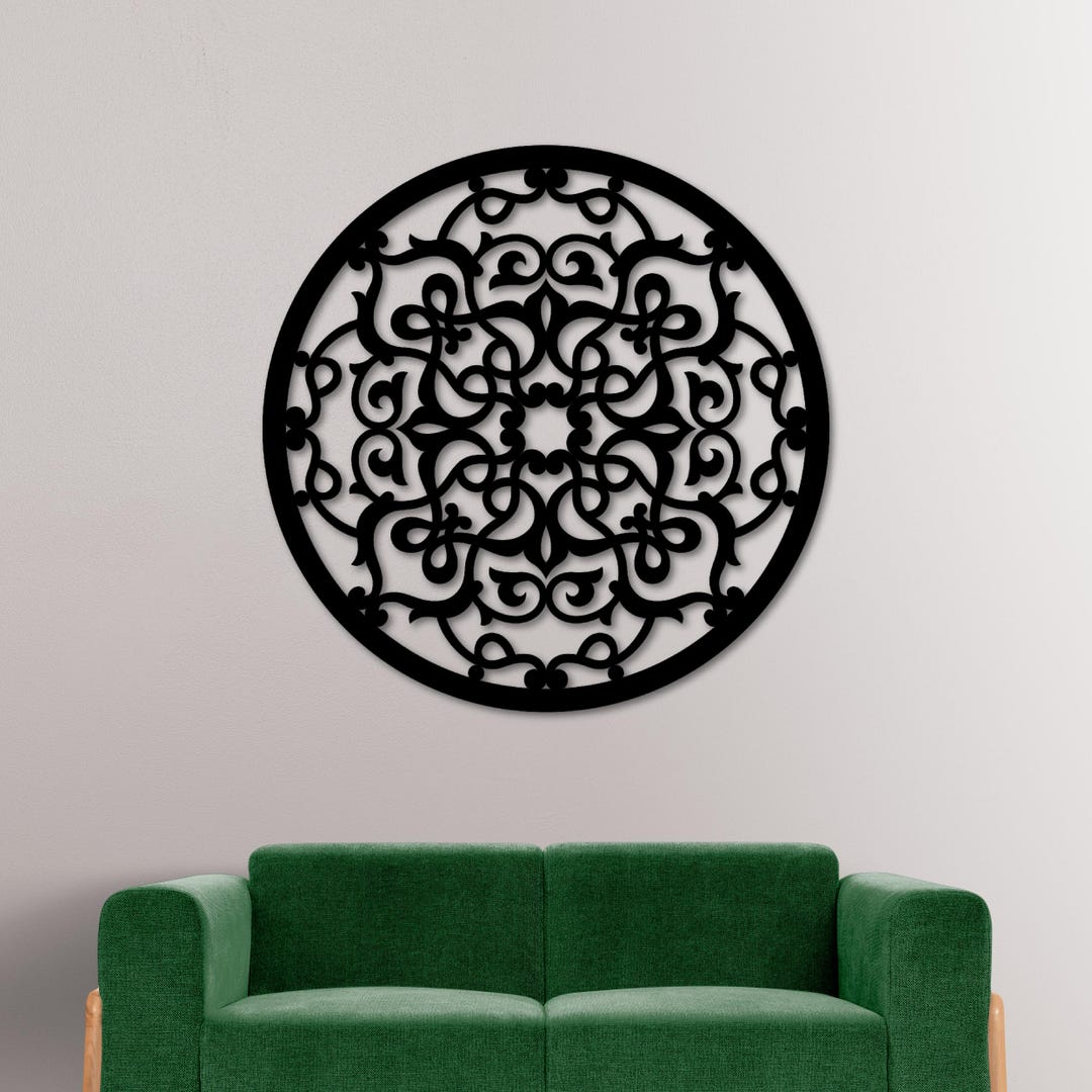 Geometric Laser Cut Panel DXF File for CNC Plasma, Home Decor, Abstract ...