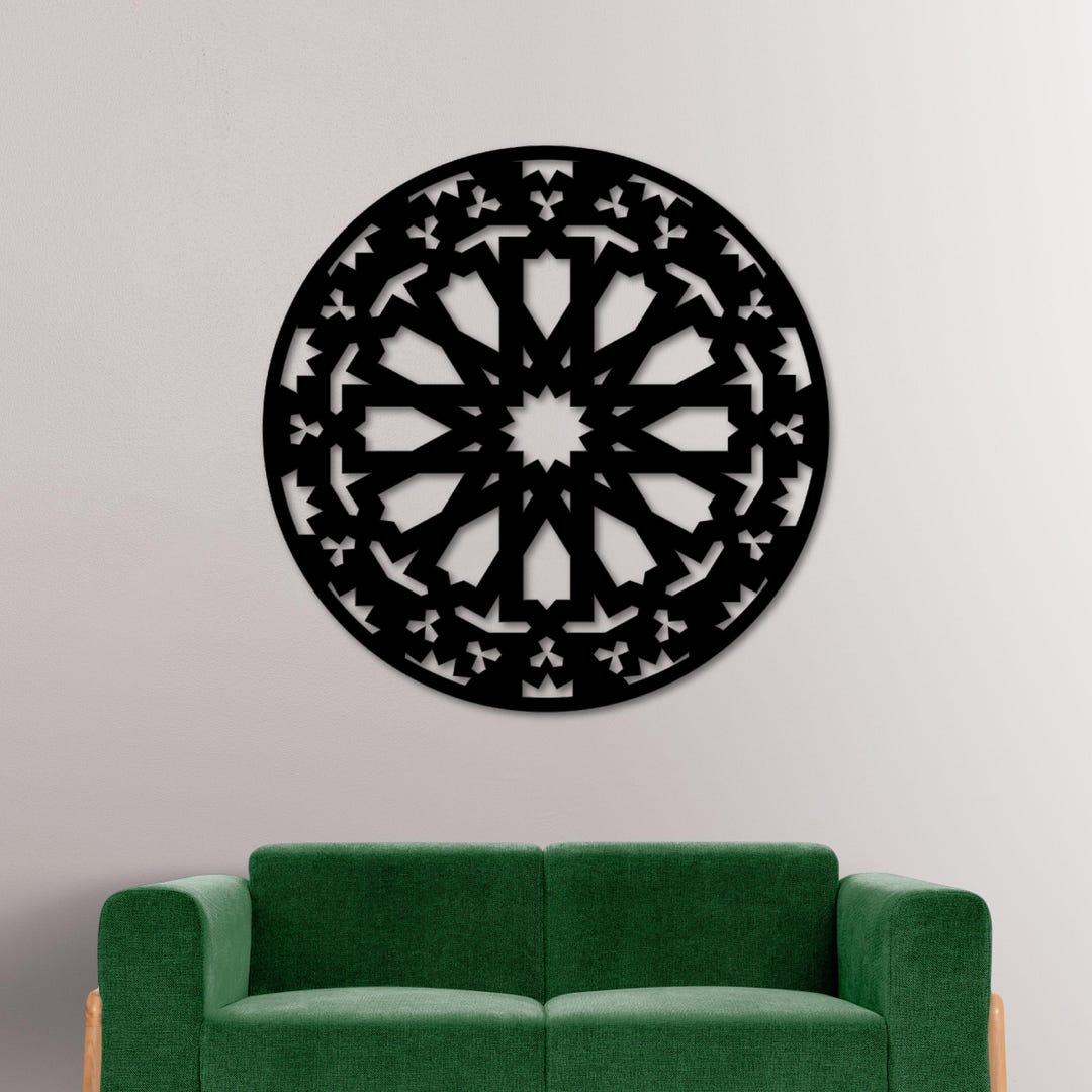 CNC Router Decorative Panel DXF, Abstract Wall Decor, Home Decoration ...