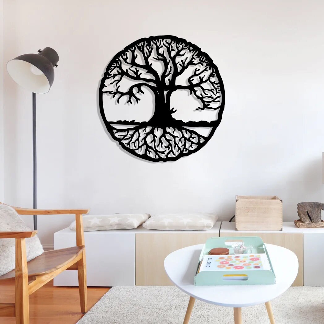 The Tree of Life Symbol Svg, Dxf Files for Cnc, Tree Laser Cut, Dxf for ...