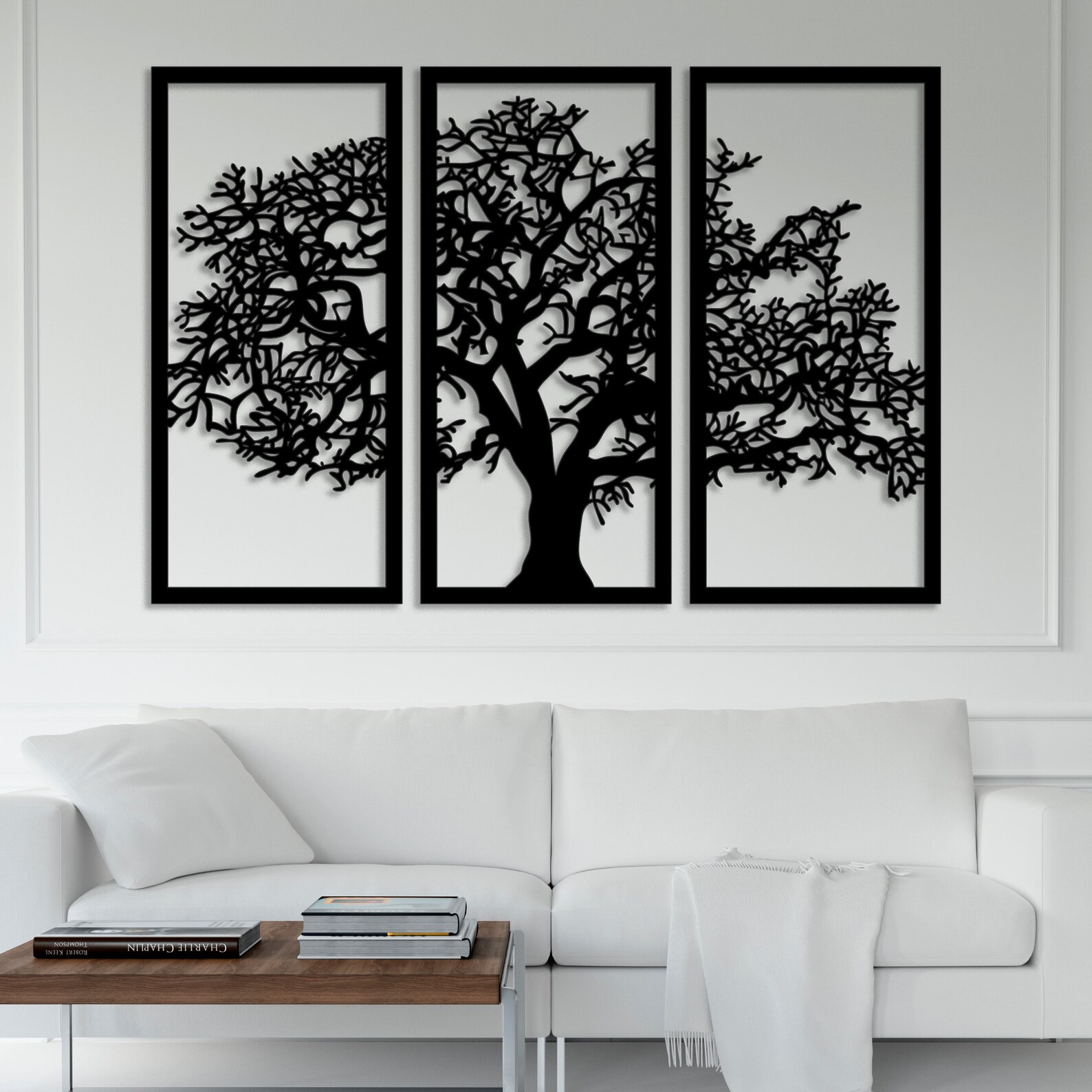 Tree Panels, Wall Panels, Room Decor, Tree Patterns, Laser, CNC, Plasma ...