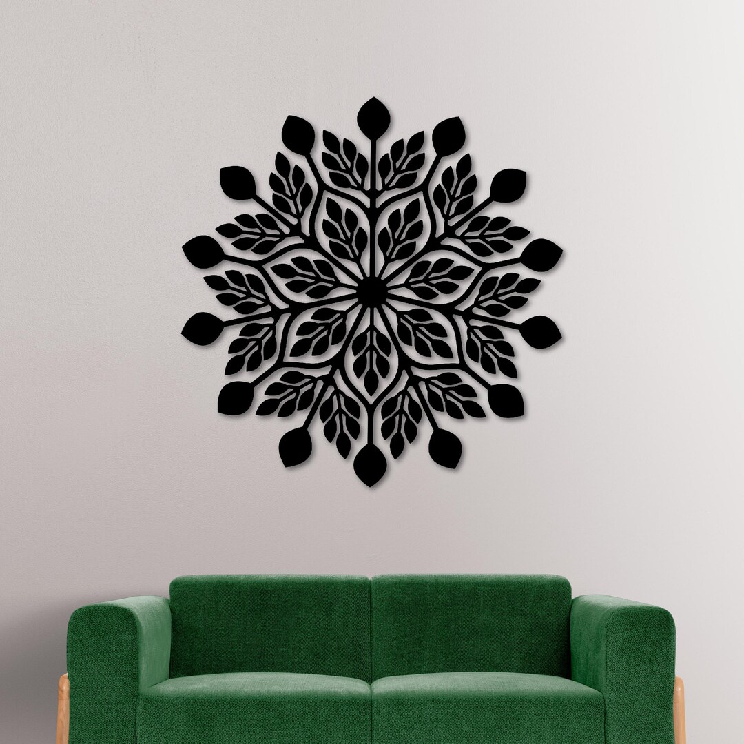 Geometric Mandala SVG for Laser Cutting | Multi-layered Art for Home ...