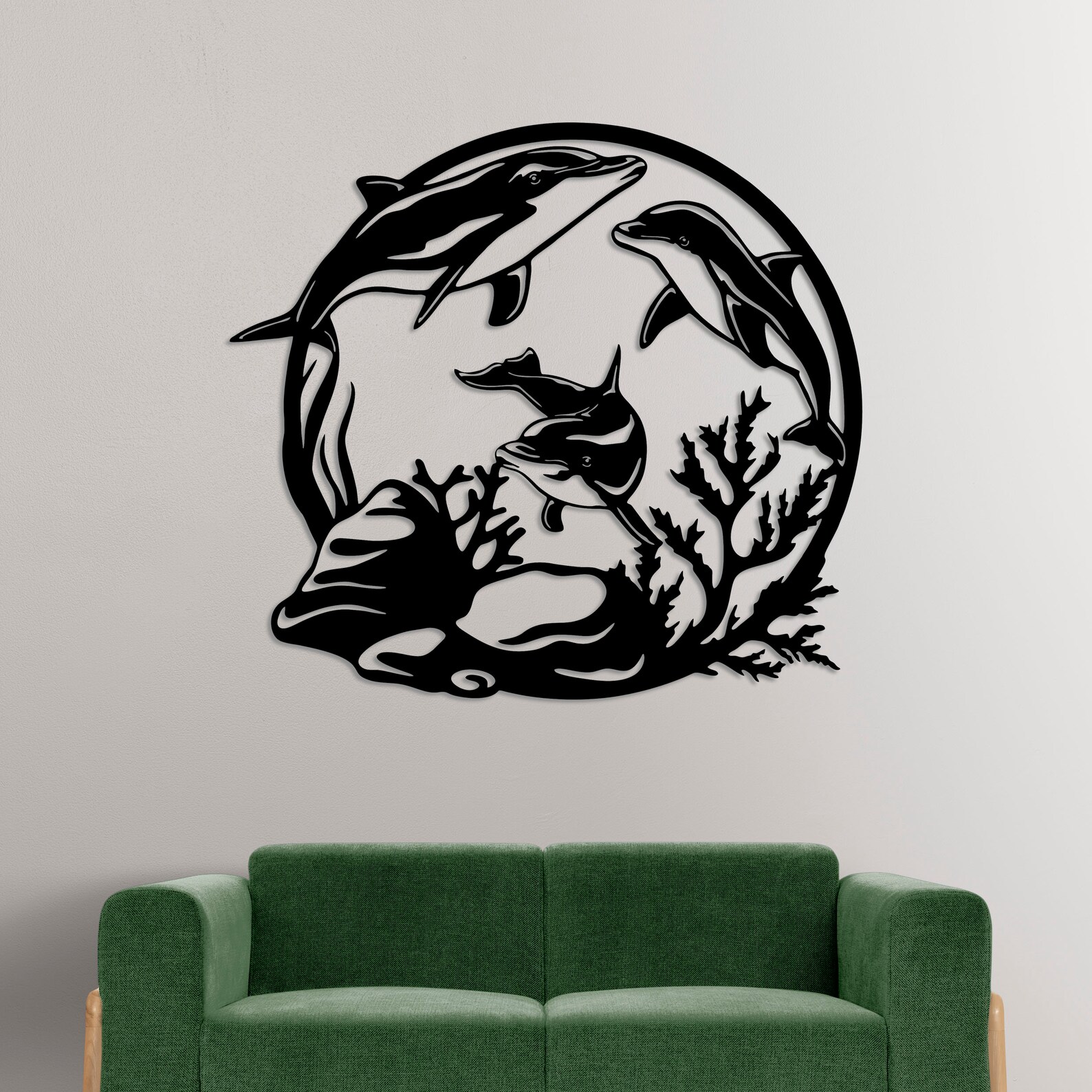 Dolphin SVG DXF, Dolphin Cut File for Laser, Dxf for Plasma, Cnc File ...