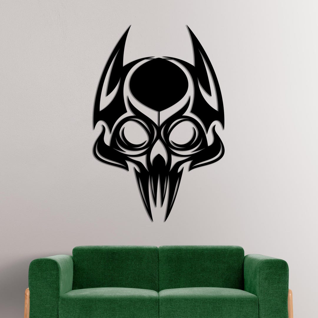 Skull DXF File, DXF Files for Plasma, Instant Digital Download, Vector ...