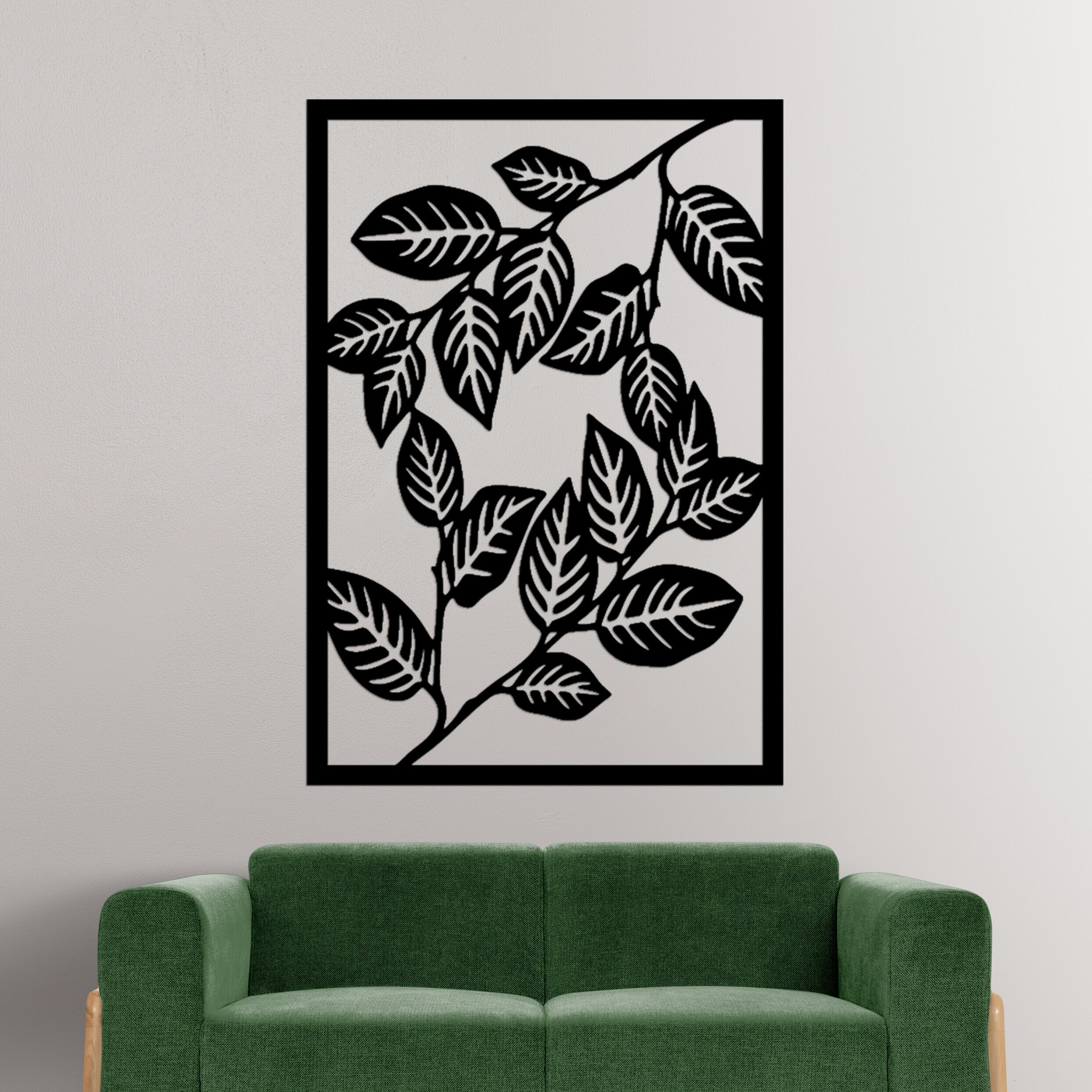 Panel Leaves Svg,wall Decor,vector Files, for Laser Cut,cnc,png, Dxf ...