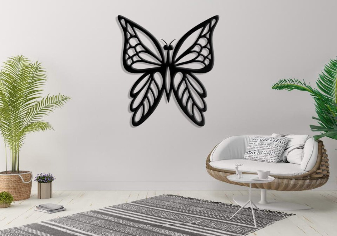 Butterfly DXF File, Dxf Digital Download, Wall Art File, Instant ...