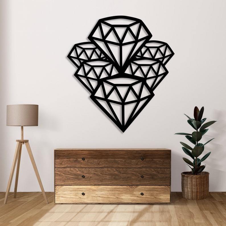 Diamond SVG File, Diamond Clipart, Diamond DXF, Diamond Silhouette ...