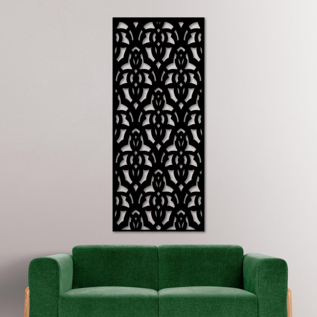 Geometric Decorative Panel DXF for Laser Cut - Wall Art, Home Decor ...