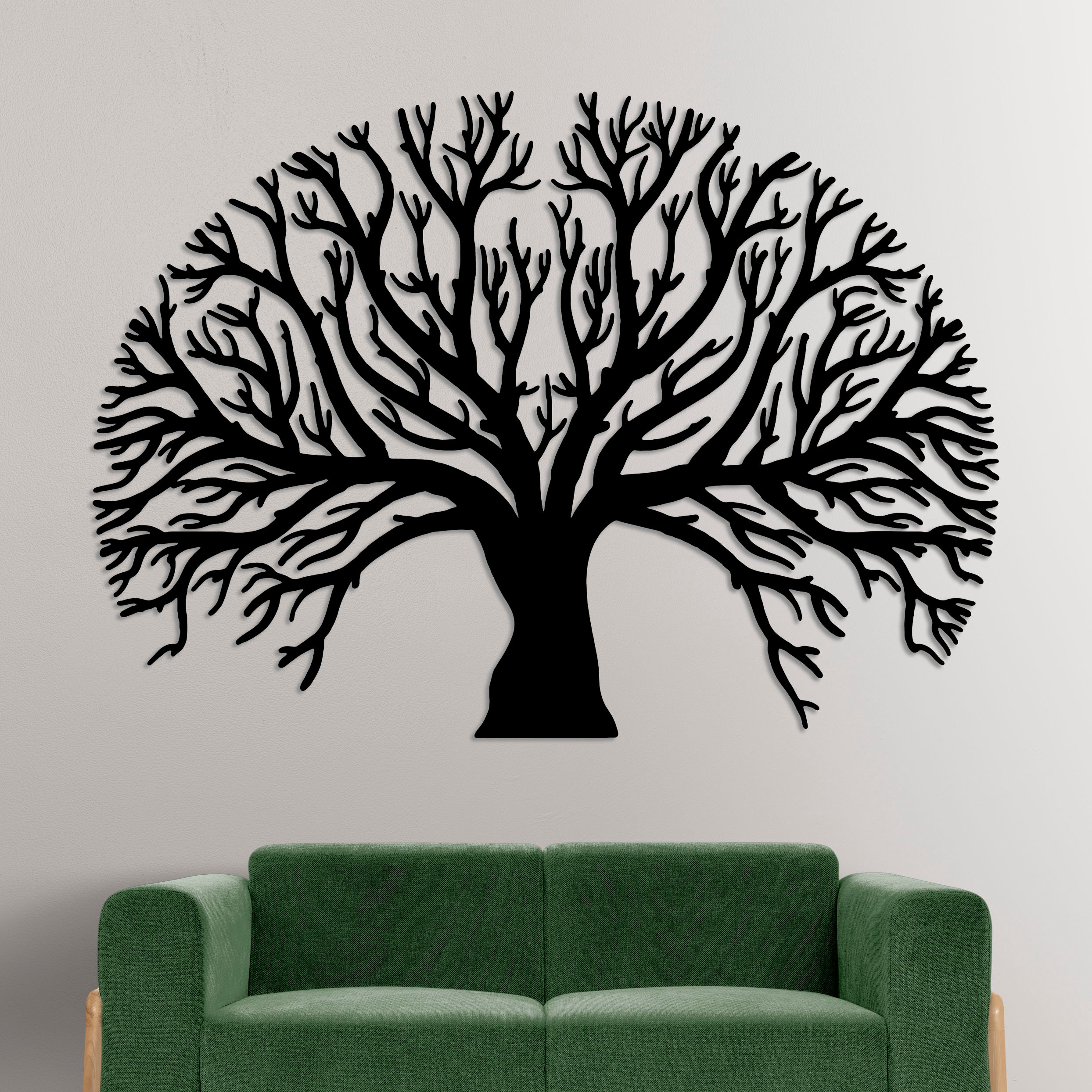 Tree Wall Decor Svg-png-dxf,dark Silhouette, Instant Download,tree ...