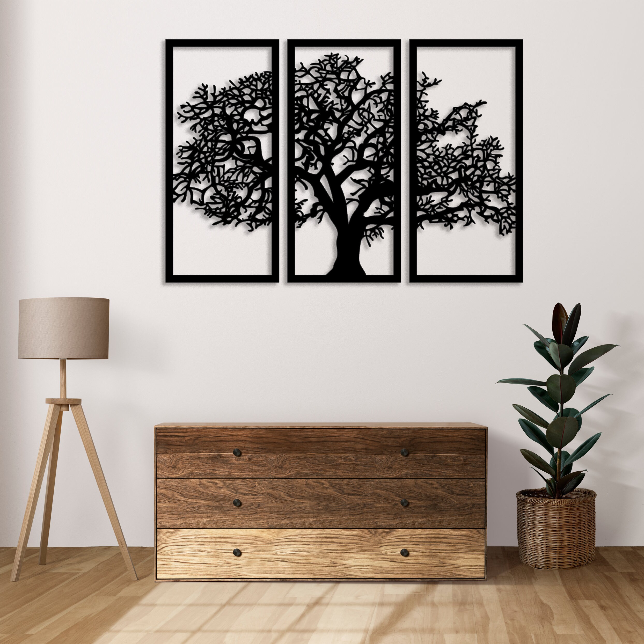 Tree Panels, Wall Panels, Room Decor, Tree Patterns, Laser, CNC, Plasma ...