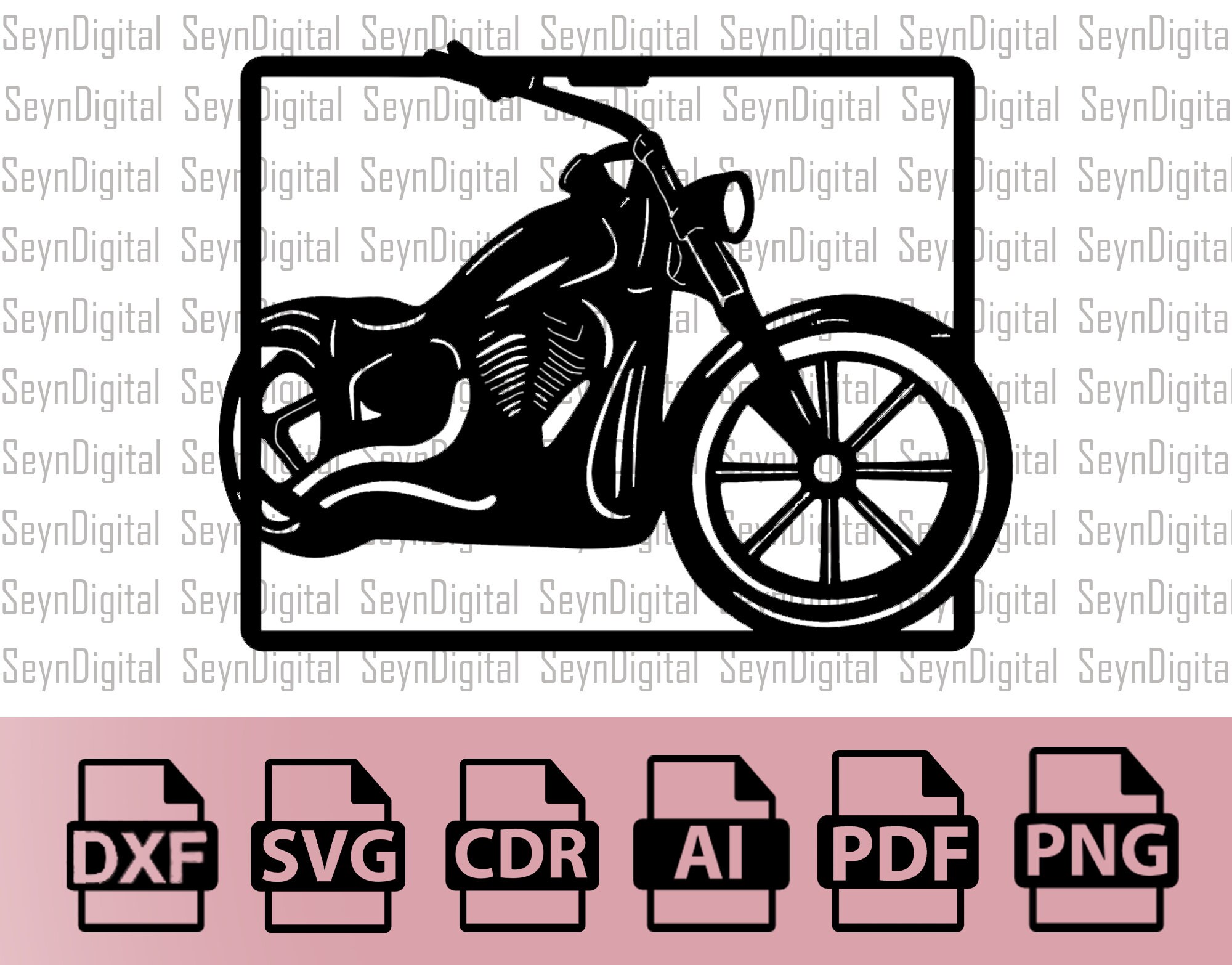 Motorcycle SVG, Motor Bike Svg, Motorcycle Clipart, Motorcycle Files ...