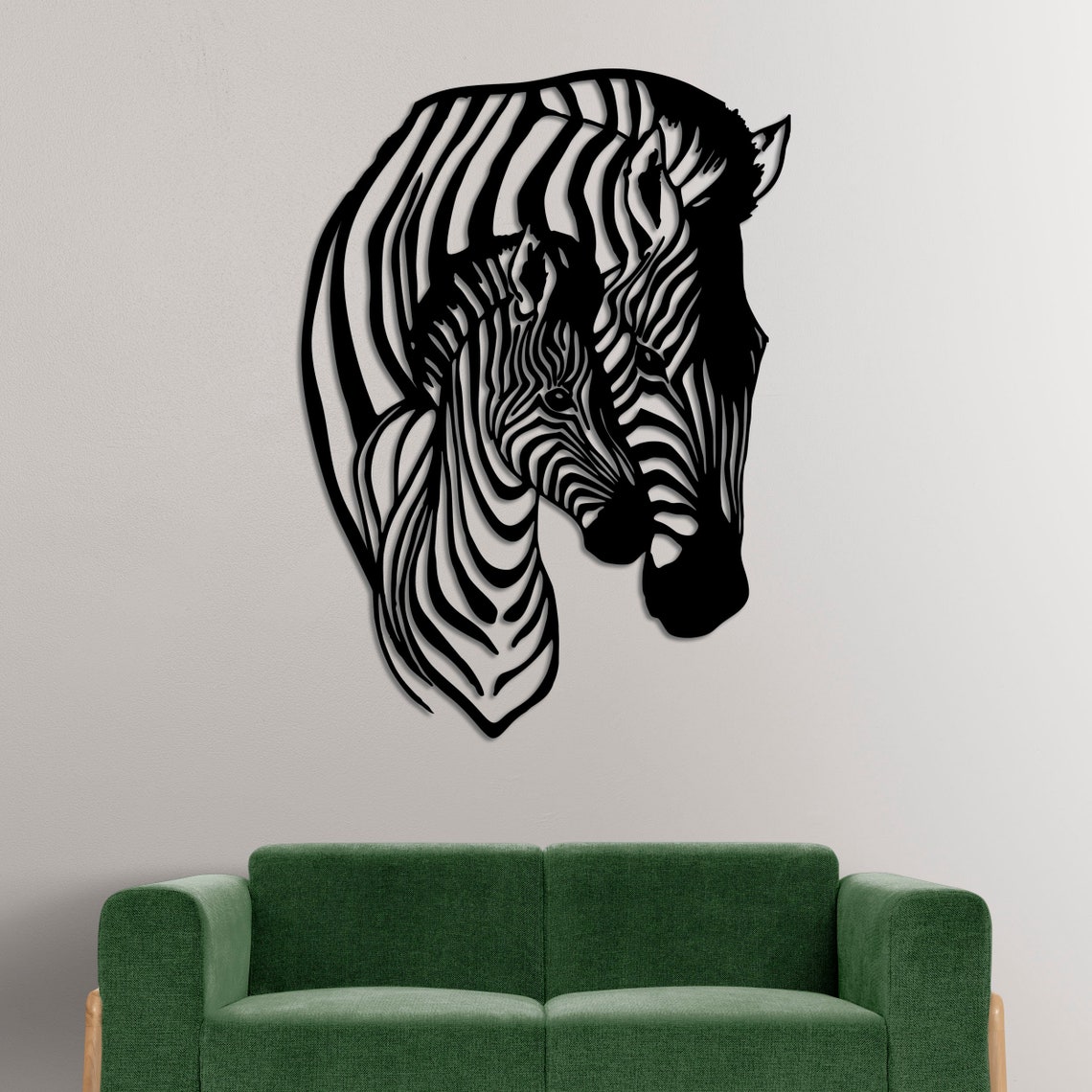 Zebra and Baby Dxf Zebra Svg Pdf Digital Download Laser Cut Cnc Cutting ...