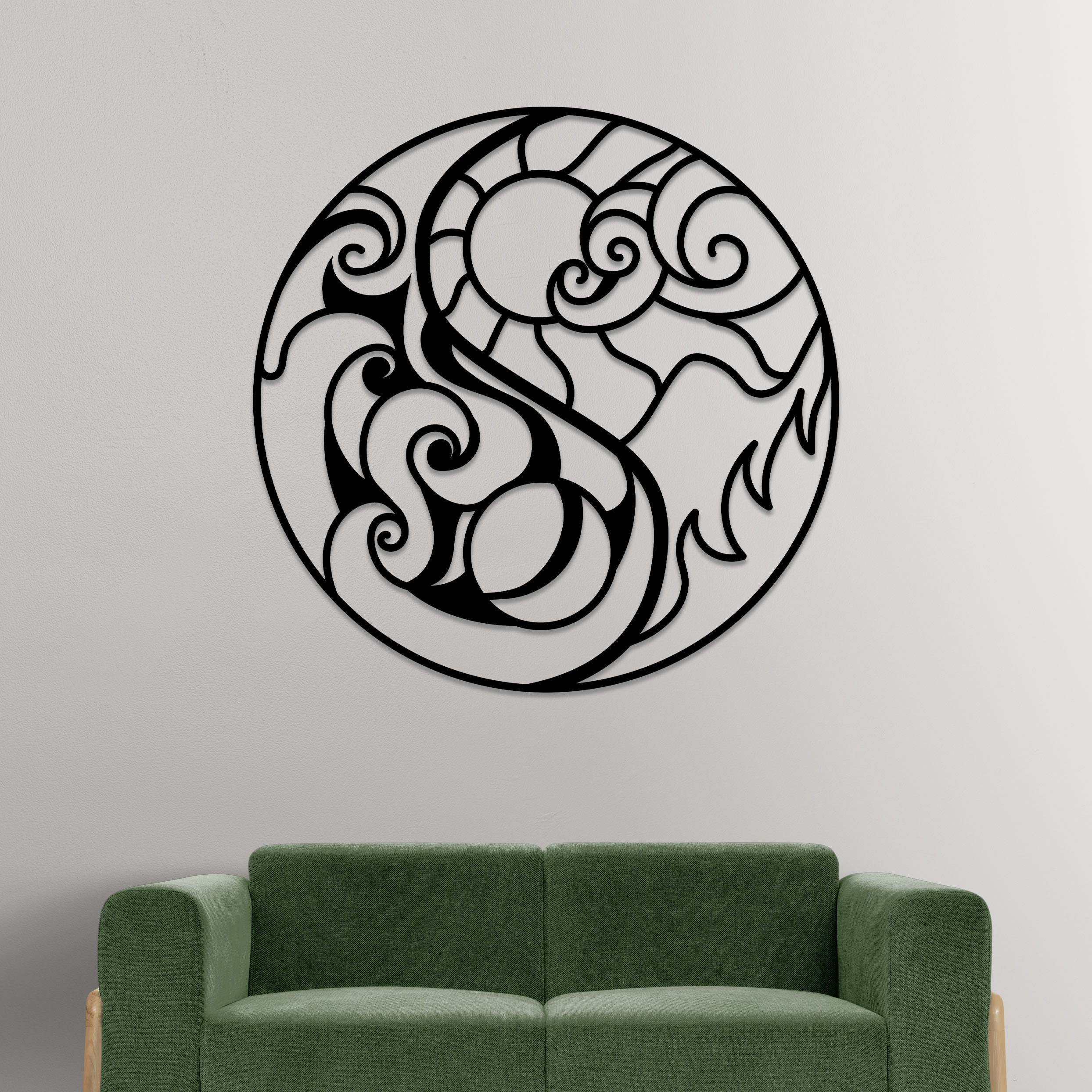 Wall Decor Art Svg-dxf-png-ai,decorative Panel Room Divider, Screen ...