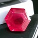 Certified Red Ruby Hexagon Shape AAA Quality 9.75 Ct Natural Mozambique ...