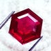 Certified Red Ruby Hexagon Shape AAA Quality 9.75 Ct Natural Mozambique ...